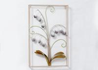 China Rose Gold Contemporary Artistical Metal Wall Art Decor for sale