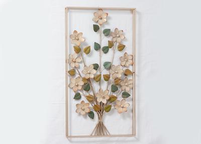 China Steel Rectangle Metal Wall Art Decor for sale