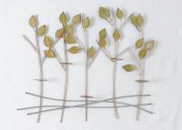China Living Room Float Metal Wall Art Tree Wall Sconce for sale