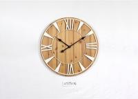 China Round Numerals Irregular Knot Metal Frame Wall Clock for sale