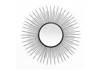 China Sunburst Dotted Metal Wall Art Mirror for sale