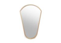 China Hotel Furniture Handmade Gold 31.5 Inch Fan Wall Mirror for sale