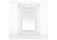 China Rectangle Framed Silver Concavo-Convex Modern Metal Wall Art Mirror For Home Decoration for sale