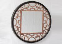 China Bedroom Pantone Color Decorative Wood Framed Mirrors for sale