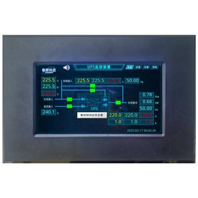 China AC85V-265V UPS Monitor Industrial Monitor 7 Inch LCD Touchscreen for sale