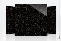 China Double Layer Polished Porcelain Floor Tiles 600 X 600mm Black Loading Tiles for sale