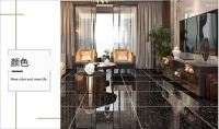 China Double Layer Polished Porcelain Floor Tiles 600 X 600mm Black Loading Tiles for sale