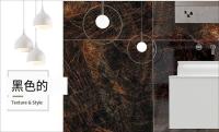 China 600 X 600mm Polished Porcelain Floor Tiles Black Gold Double Vitrified Tiles for sale