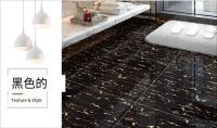 China High Gloss Porcelain Tile Black Gold Double Vitrified Floor Tiles for sale