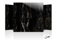 China Modern Polished Porcelain Floor Tiles Black White For Living Room for sale