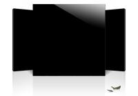 China Absolute Black Polished Floor Tiles 600 X 600mm Double Layer Inerrior Tiles for sale