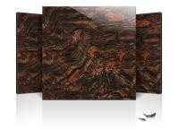 China Gold Coffee Polished Porcelain Floor Tiles Anti Slip Living Room Tiles for sale
