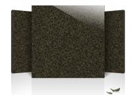 China Square Polished Porcelain Floor Tiles African Dark Green Double Layer for sale