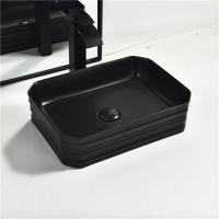 China Hotel Bathroom Sanitary Ware Plating Golden Countertop Face Hand Wash Basin for sale