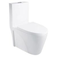 China Ceramic Siphonic Flushing Toilet One Piece Sanitary Ware Bathroom Toilet for sale