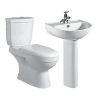 China Ceramic Siphonic Flushing Toilet One Piece Sanitary Ware Bathroom Toilet for sale