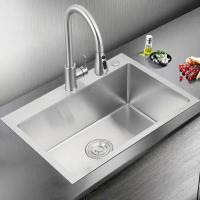 China Rectangular Stainless Steel Utility Sink Above Counter Kitchen Sink for sale