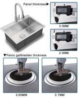 China Rectangular Stainless Steel Utility Sink Above Counter Kitchen Sink for sale