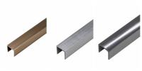 China Corner Aluminium Tile Edging Strip Rectangle Wall Decoration Protection for sale