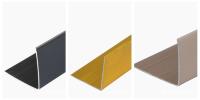 China Corner Aluminium Tile Edging Strip Rectangle Wall Decoration Protection for sale