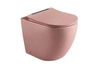 China Ceramic Bathroom Sanitary Ware WC Matt Color Modern Wall Hung Toilet for sale