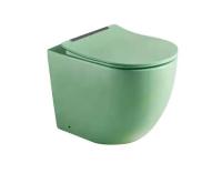 China Ceramic Bathroom Sanitary Ware WC Matt Color Modern Wall Hung Toilet for sale