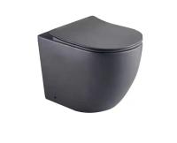 China Ceramic Bathroom Sanitary Ware WC Matt Color Modern Wall Hung Toilet for sale