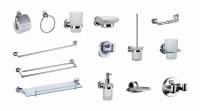 China Modern Sanitary Ware Set Zinc Alloy Chrome Bathroom Accessory for sale