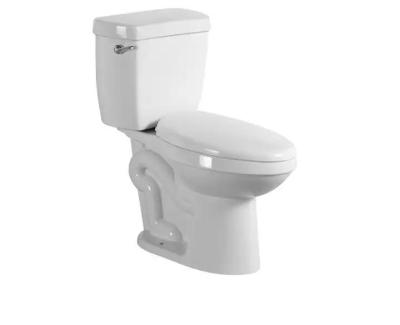 China Floor Mounted Bathroom Sanitary Ware White 2 Piece Toilets Bowl for sale