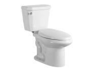 China Floor Mounted Bathroom Sanitary Ware White 2 Piece Toilets Bowl for sale