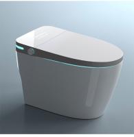 China Bathroom Floor Mounted Smart Toilet Modern Foot Sensor Sanitary Ware Automatic for sale