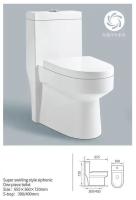 China Rimless Dual Flush One Piece Toilet Sanitary Ware Complete Toilet for sale