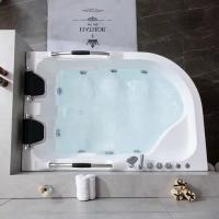 China Round Acrylic Whirlpool Bathtub With Waterfall And Air Massage for sale