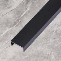 China Corner Decoration Aluminium Tile Strip Customizable Heat Resistant Trim for sale