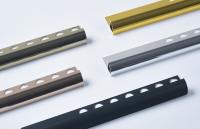 China Durable Aluminium Tile Edge Trim Protection Silver Color Tile Strip for sale