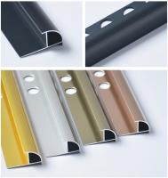 China Durable Aluminium Tile Edge Trim Protection Silver Color Tile Strip for sale