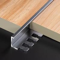 China L Shaped Aluminium Tile Strip 12mm Decor Angle Marble Tile Edging Trim for sale