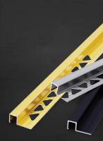 China Wall Floor Aluminium Tile Strip Corner Protect Decoration Edging Trim for sale