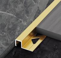 China Wall Floor Aluminium Tile Strip Corner Protect Decoration Edging Trim for sale