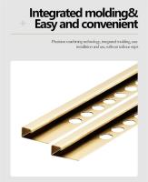 China Outside Aluminium Tile Strip Profile Corner Edge Tile Trim Decoration for sale