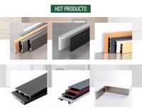 China Corner Aluminum Tile Trim H Shape Metal Wall Protection Profile for sale