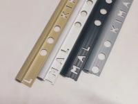 China Corner Aluminium Tile Strip Custom PVC Plastic Strip Tile Trim Fireproof for sale