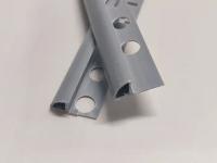 China Corner Aluminium Tile Strip Custom PVC Plastic Strip Tile Trim Fireproof for sale