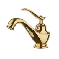 China Brass Vintage Bathroom Faucets Single Handle Hot Cold Water Tap for sale