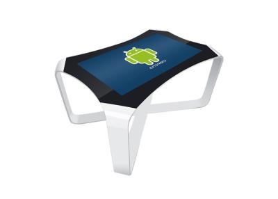 China 43 Inch LCD Screen Multi Touch Interactive Table Smart Display X Shaped For Coffee Game for sale