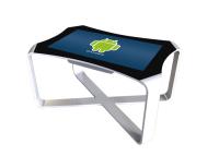 China 43 Inch LCD Screen Multi Touch Interactive Table Smart Display X Shaped For Coffee Game for sale