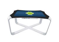 China 43 Inch LCD Screen Multi Touch Interactive Table Smart Display X Shaped For Coffee Game for sale