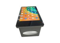 China 55'' Advertising Lcd Drawer Screen Interactive Touch Screen Smart Coffee Tables Game Table For Family for sale