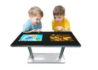 China 21.5 '' Android/Windows Smart touch dual screen interactive coffee table for meeting advertising display video kiosk for sale