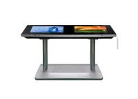 China 21.5 '' Android/Windows Smart touch dual screen interactive coffee table for meeting advertising display video kiosk for sale